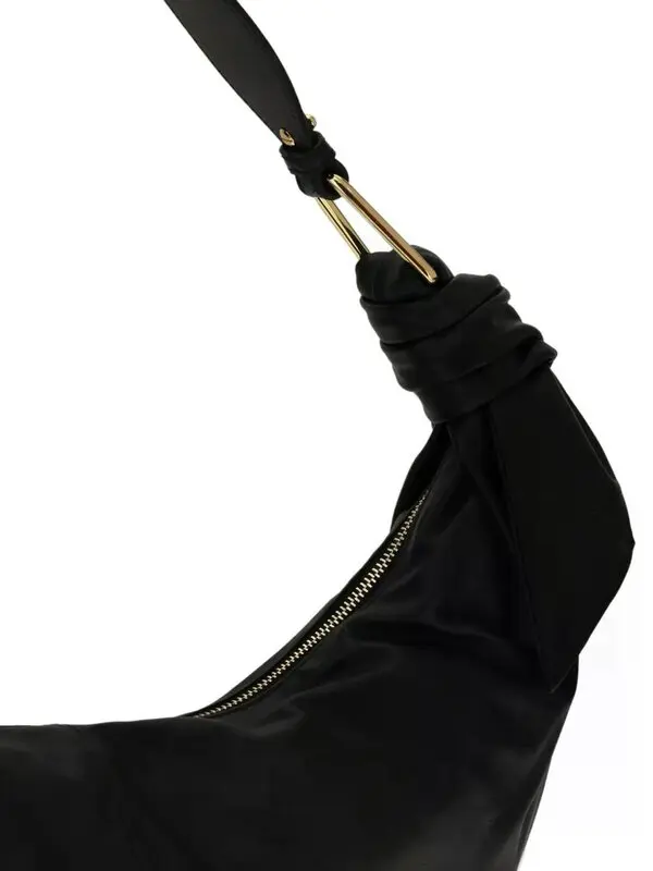 COCCINELLE Large Furoshiki Shoulder Bag With Knotted Detail - Black
