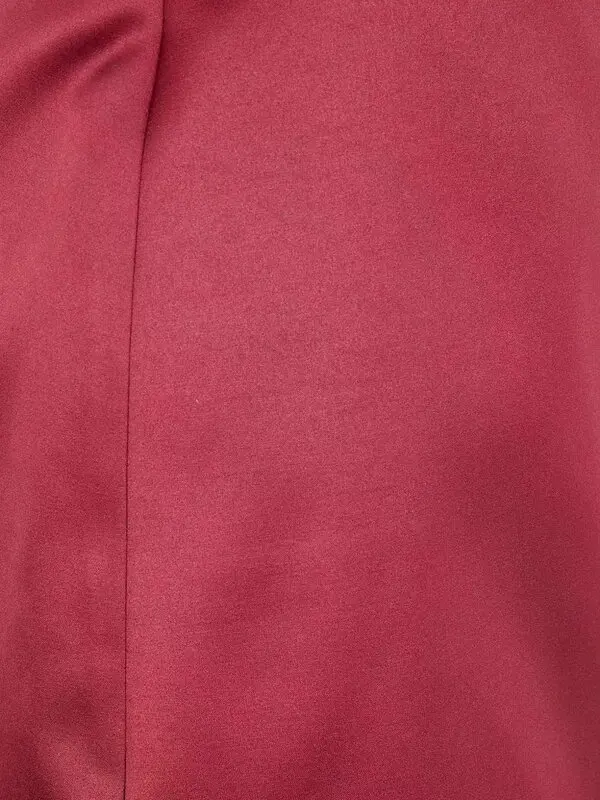 BY MALENE BIRGER Draped Mini Skirt - Red