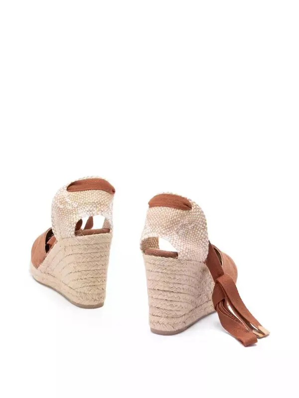 CastaÑer Wedge Espadrilles With Ribbon Fastening