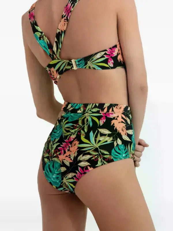 PatBO Tropical High-waisted Bikini Bottom