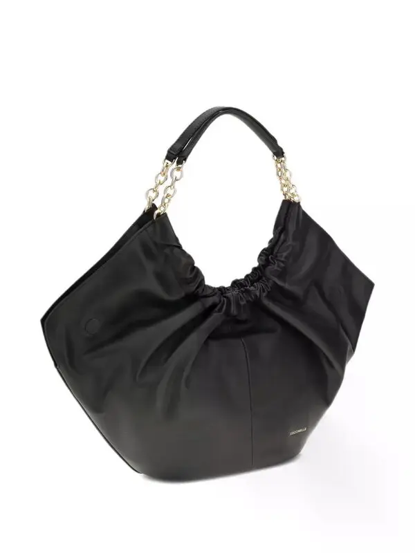 COCCINELLE Medium Smash Leather Shoulder Bag - Black