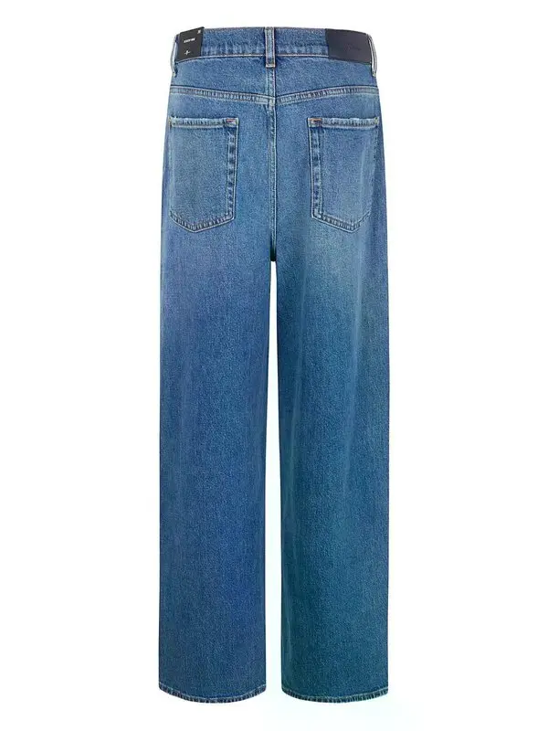 7 For All Mankind Distressed Five-pocket Jeans