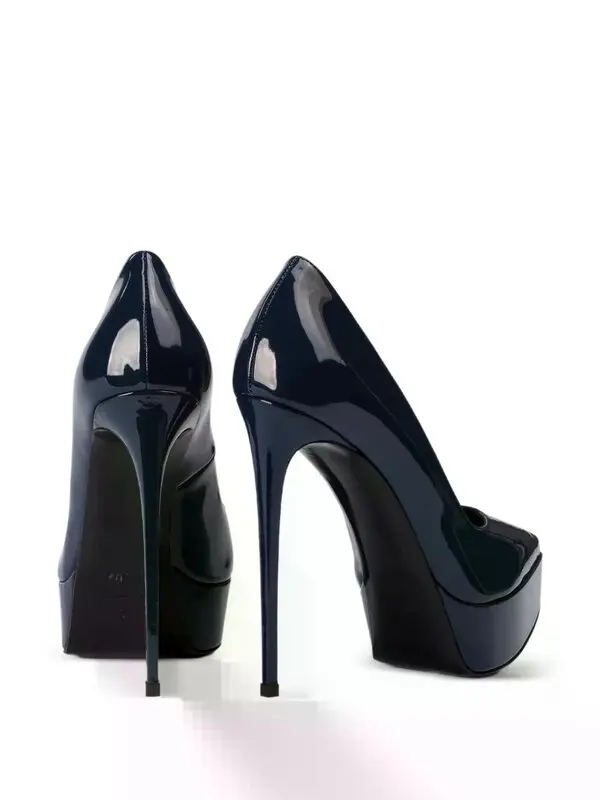 LE SILLA Platform Pointed Toe Pumps