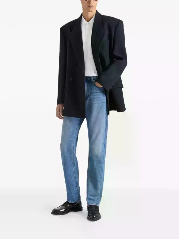 Givenchy Flared Trousers With Visible Stitching