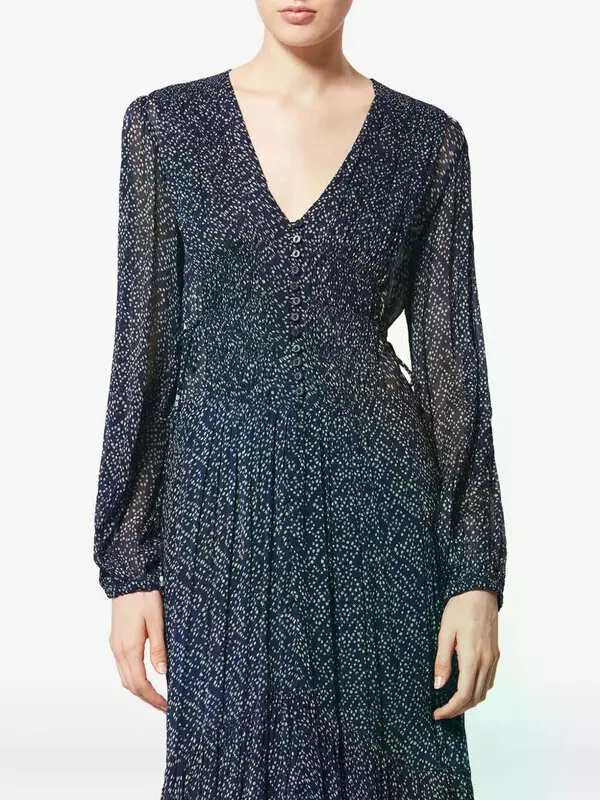 MARANT ETOILE Briane Polka-dot Midi Dress