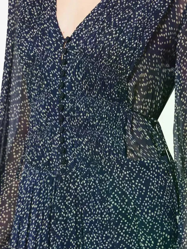 MARANT ETOILE Briane Polka-dot Midi Dress