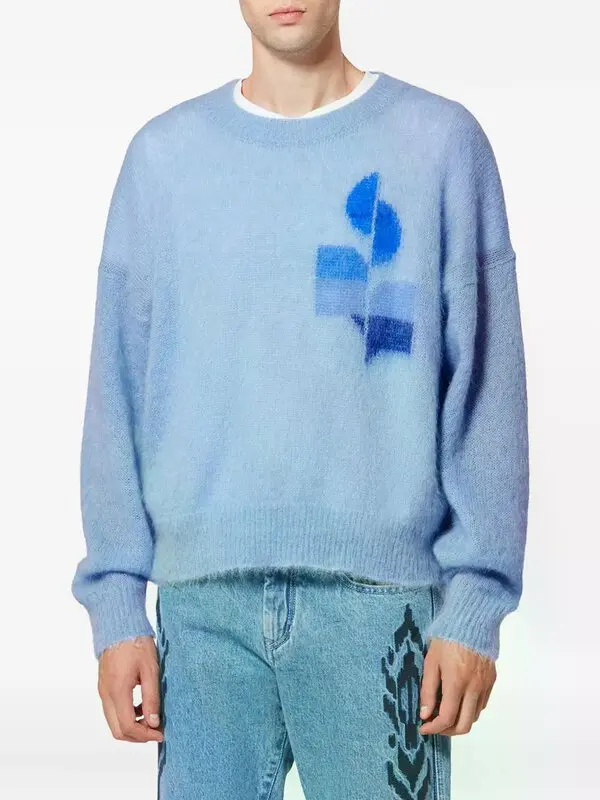 MARANT Drany Graphic Pullover - Blue
