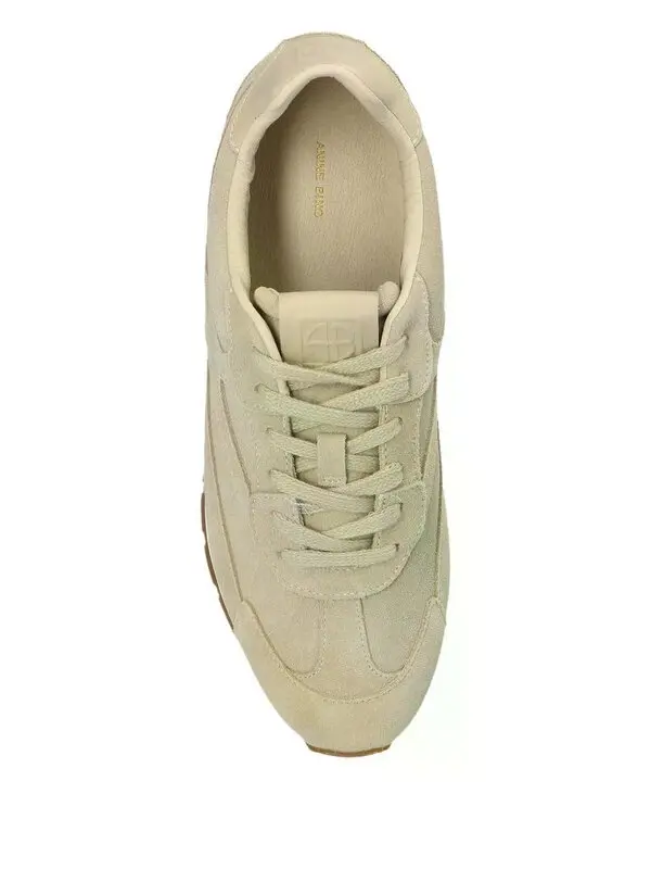 ANINE BING Suede Panelled Sneakers - Neutrals