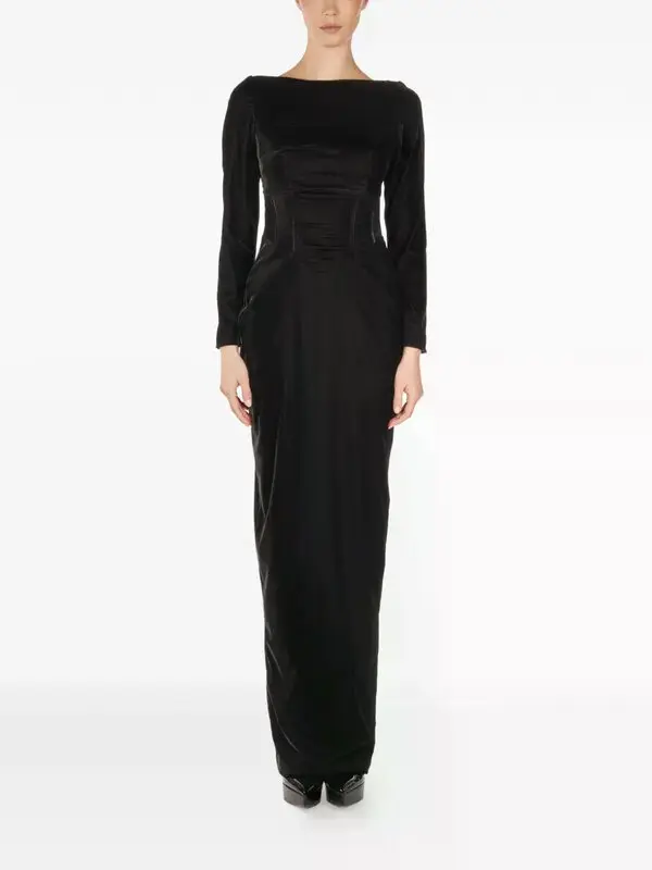 ARAFTU Long-sleeved Maxi Dress