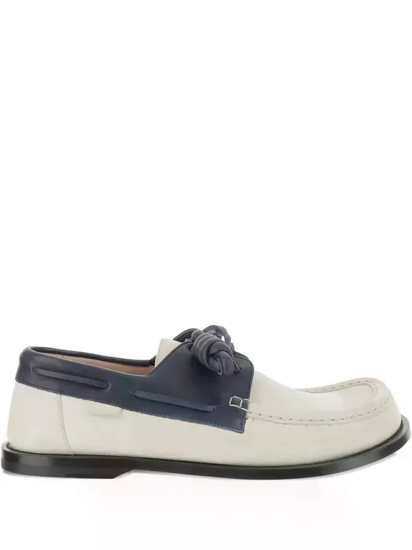 Loewe Two-tone Boat Shoes