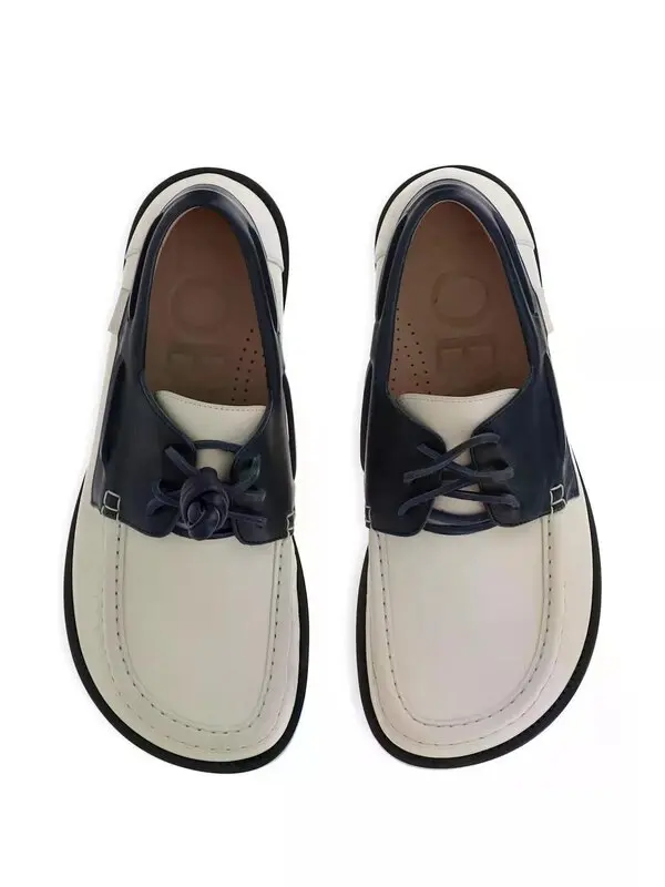 Loewe Two-tone Boat Shoes