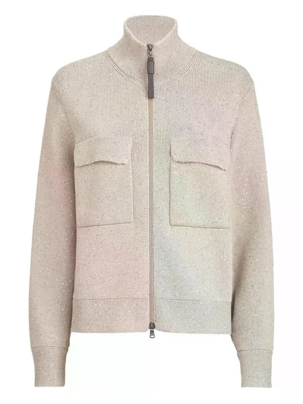 Brunello Cucinelli Sequin-embellished Cardigan
