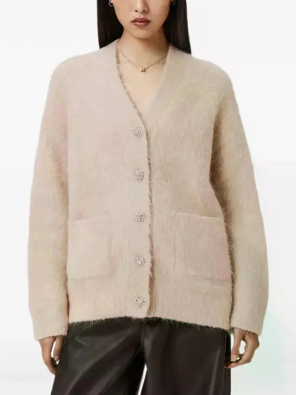 ALLSAINTS Rubi Button-front Cardigan - Neutrals