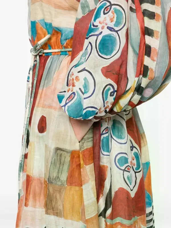 Alemais Michelle Printed Midi Dress - Multi