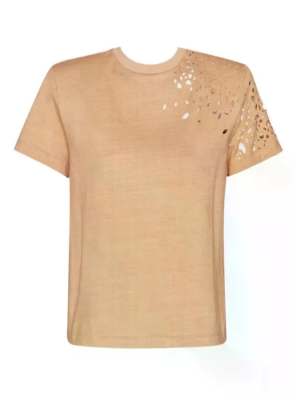SEROYA Cut-out T-shirt