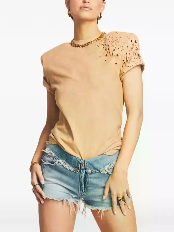SEROYA Cut-out T-shirt