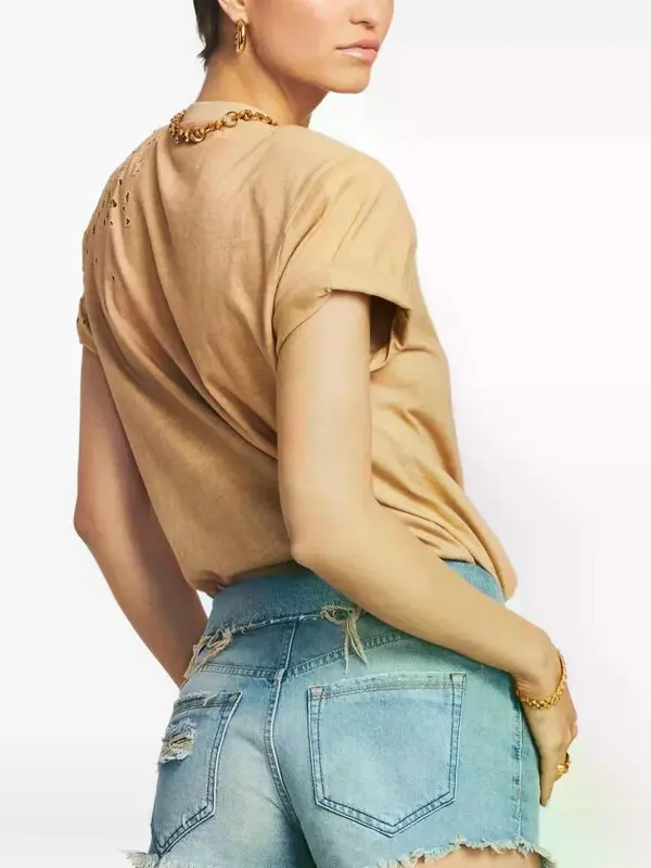 SEROYA Cut-out T-shirt