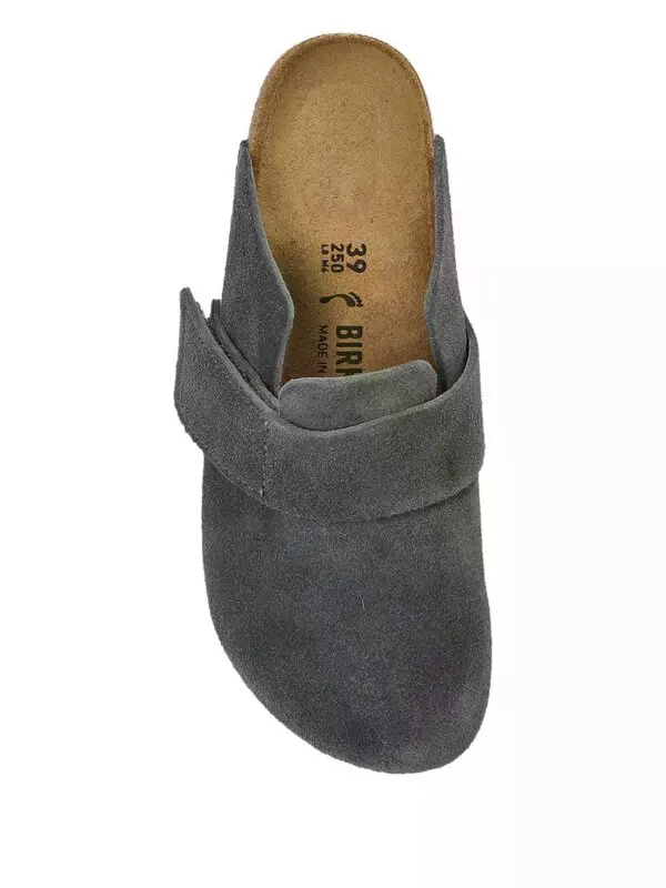 BIRKENSTOCK Loma Strap Suede Sandals - Grey