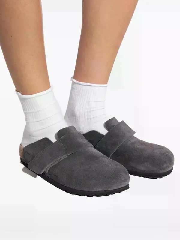 BIRKENSTOCK Loma Strap Suede Sandals - Grey