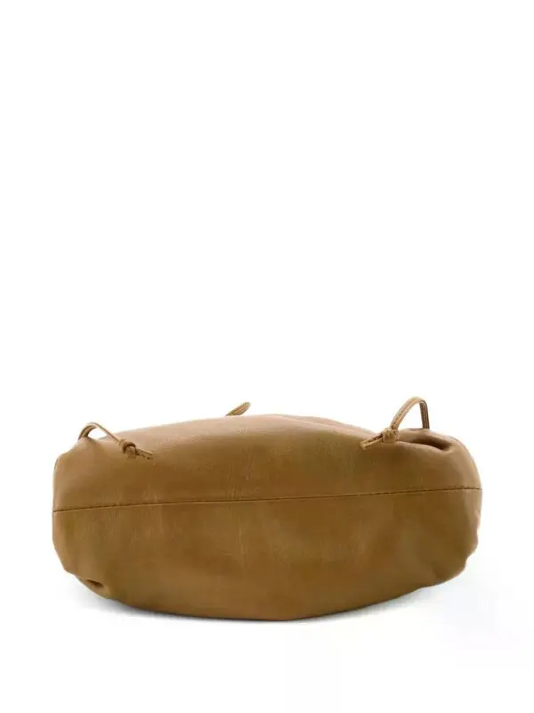 Bottega Veneta The Pouch Leather Mini Crossbody Bag - Brown