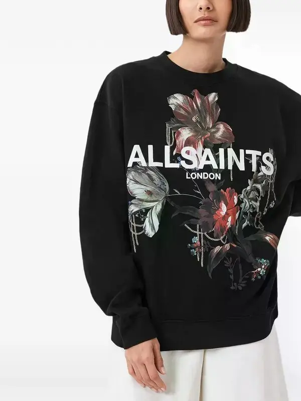 ALLSAINTS Floral Print Sweatshirt