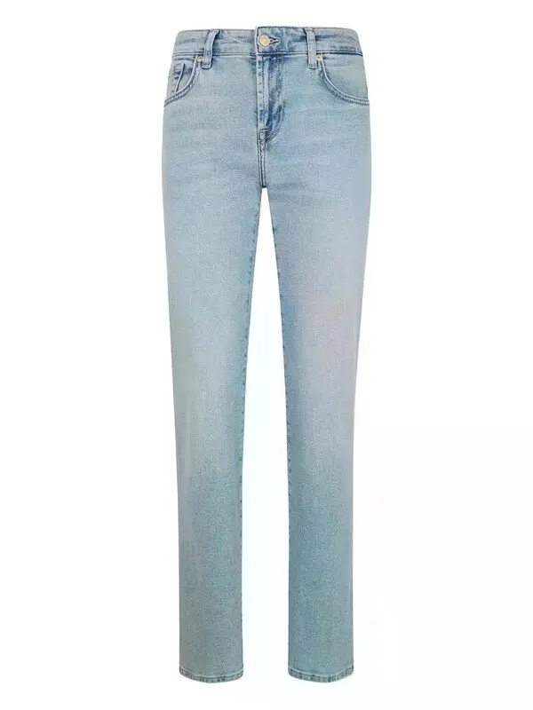 7 For All Mankind Five-pocket Straight Leg Jeans
