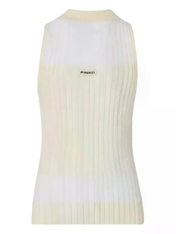 Pinko Ribbed Polo Top