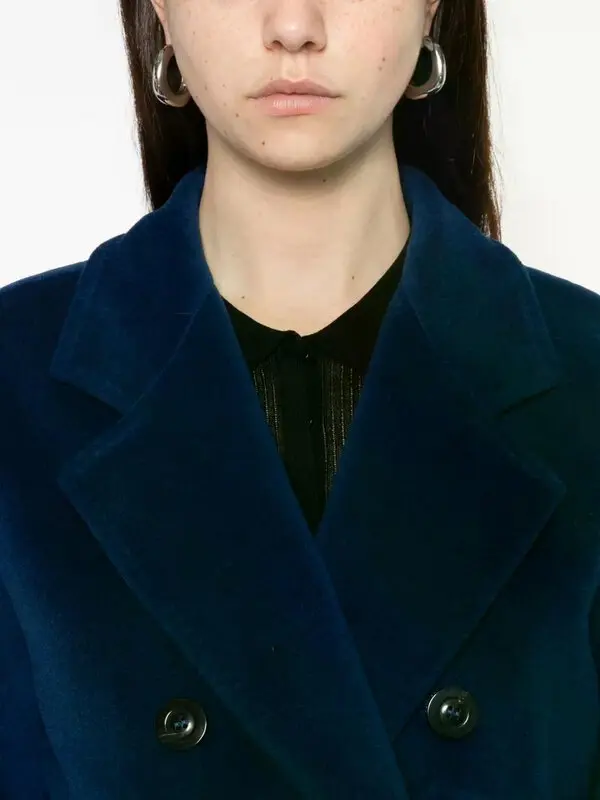 Max Mara Buttoned Belted Double-breasted Coat