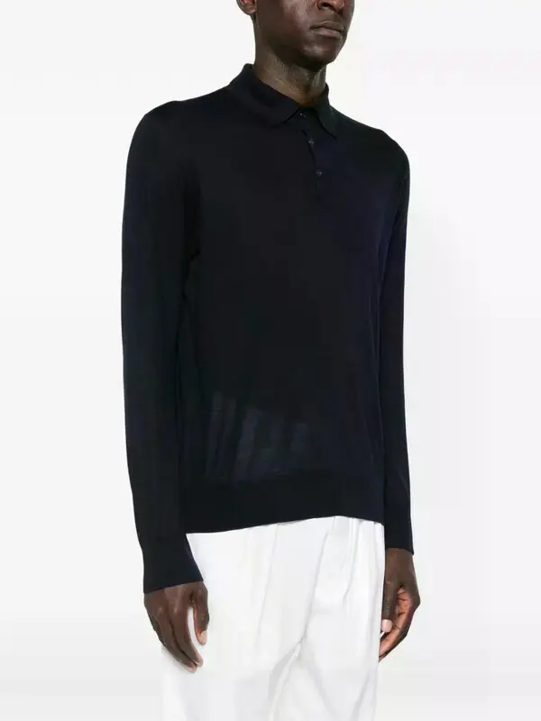 Brunello Cucinelli Long-sleeve Polo Shirt