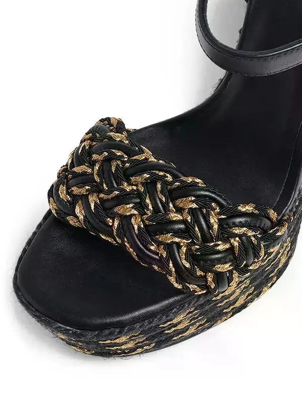 CastaÑer Anne Woven Platform Sandals