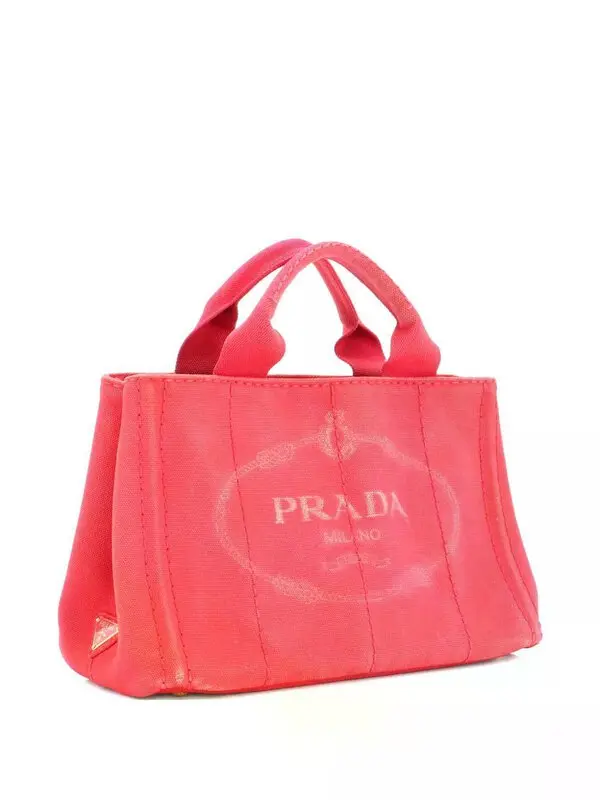 Prada Canapa Canvas Mini Tote Bag