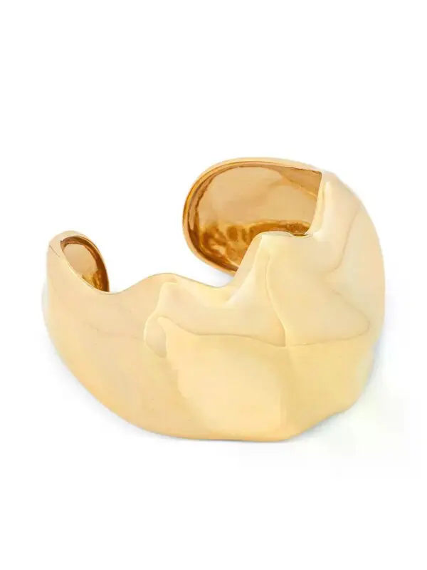 NAKED WOLFE Xena Sculpted Bangle - Gold