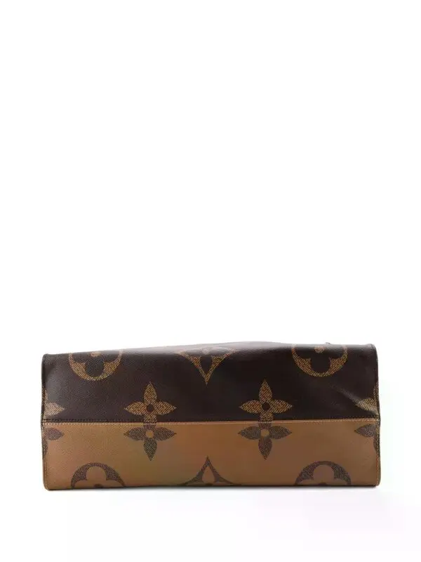 LOUIS VUITTON Onthego Reverse Monogram Giant Gm Tote Bag - Brown