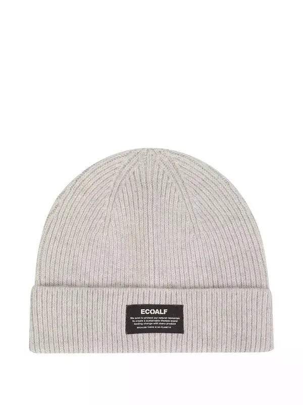 ECOALF Ribbed Beanie - Neutrals