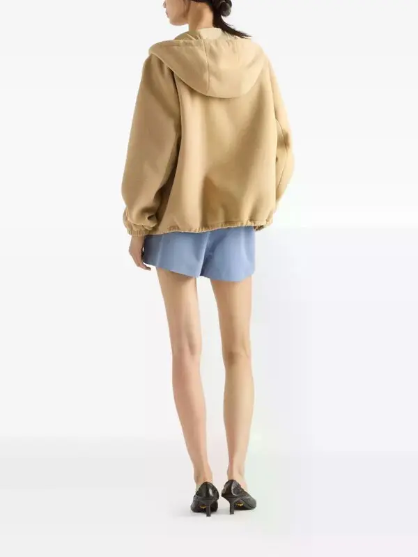 Prada Hooded Raglan Jacket