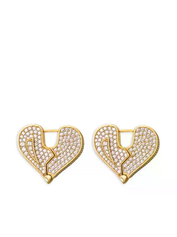 Burberry Souvenir Hoop Earrings - Gold