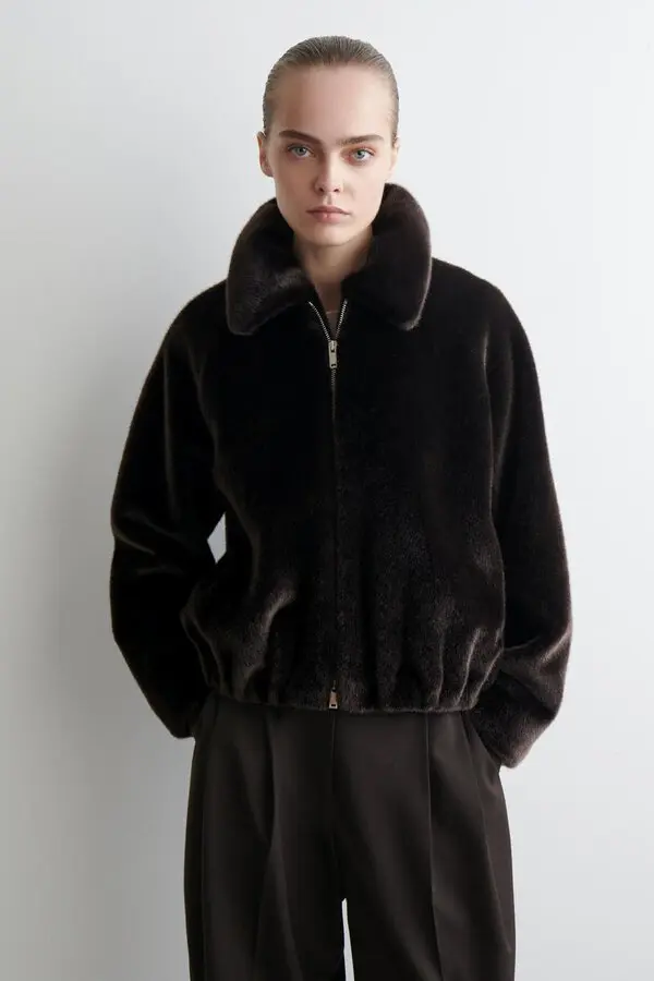 Cos Fur-effect Jacket
