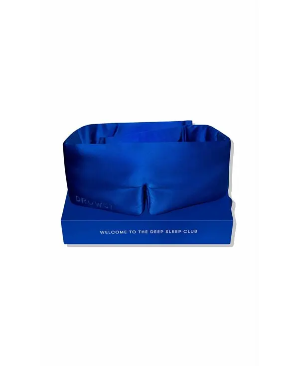 DROWSY Silk Sleep Mask - Bright Blue