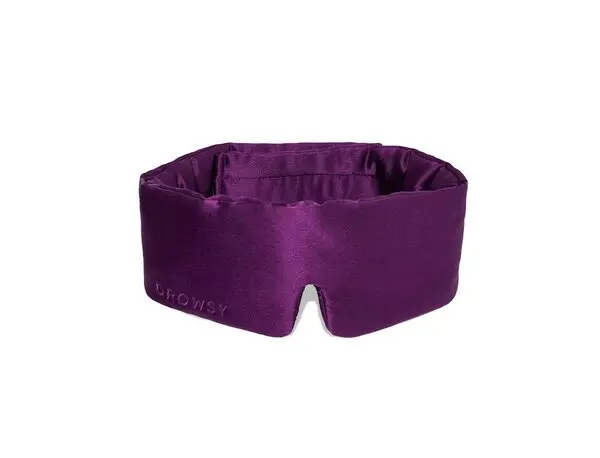 DROWSY Silk Sleep Mask - Dark Purple 502