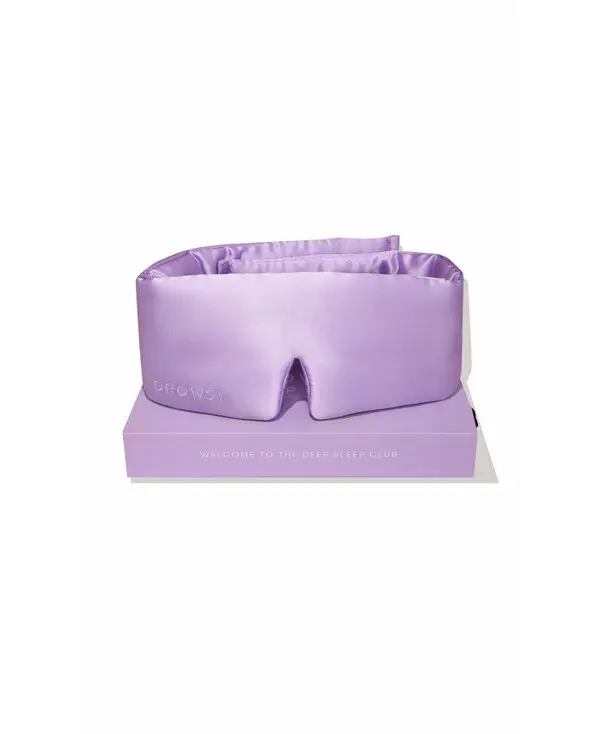 DROWSY Silk Sleep Mask - Light,pastel Purple