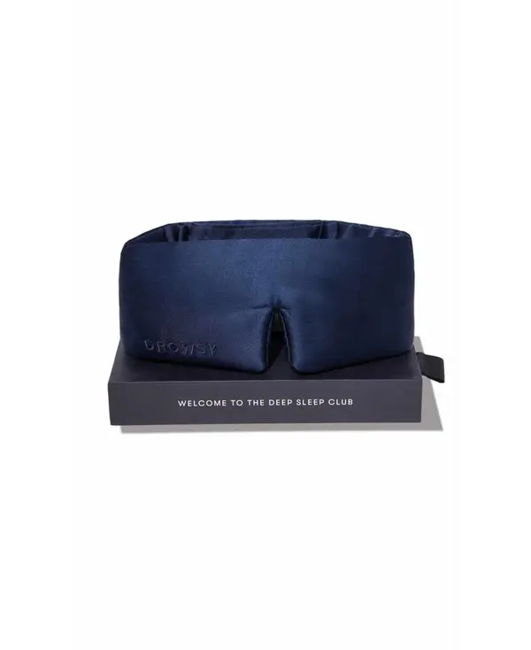 DROWSY Silk Sleep Mask - Navy