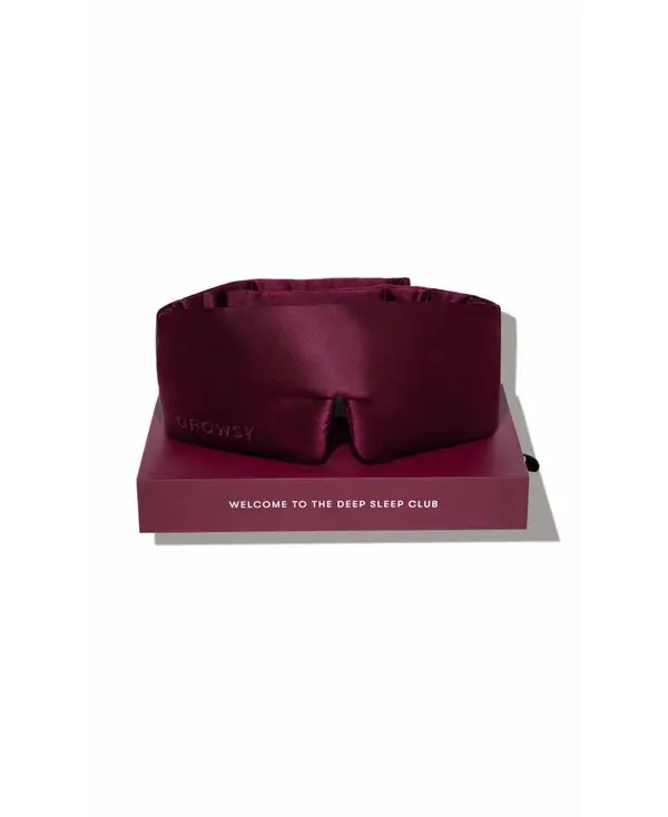 DROWSY Silk Sleep Mask - Red Overflow