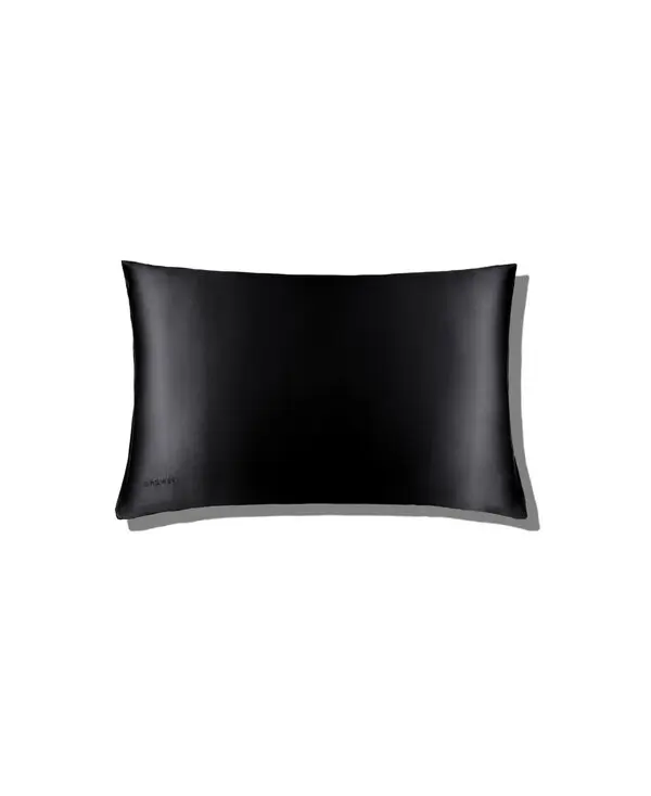 DROWSY Silk Standard Pillowcase - Black