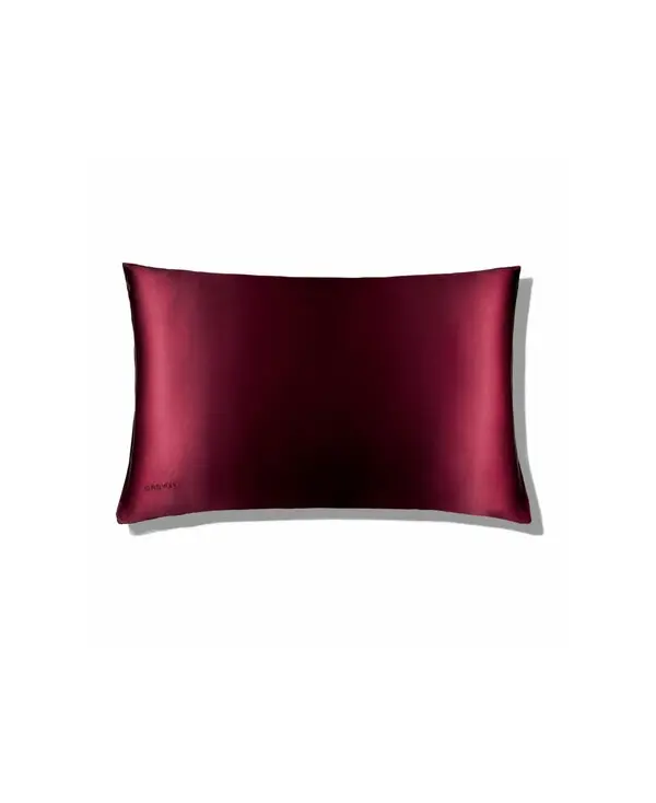 DROWSY Silk Standard Pillowcase - Red
