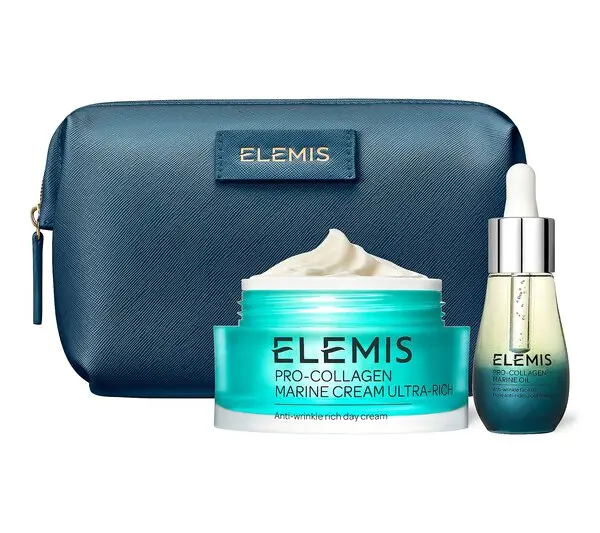 Elemis Pro-collagen Marine Cream Ultra-rich & Facial Oil 2pc - One-color