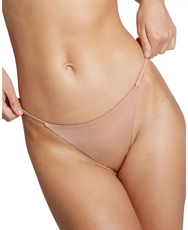 NEGATIVE Glace String Bikini Bottom - Buff