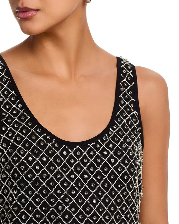 L'Agence Ziggy Beaded Tank Top