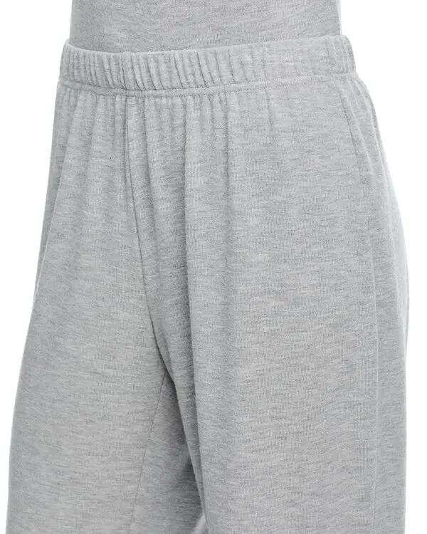 PERFECTWHITETEE Marcie Brushed Sweater Jersey Pull-on Pants