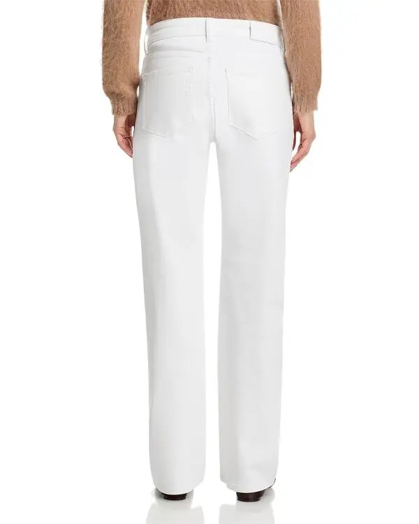 EB DENIM Alida Loose Bowed Leg Jeans - White