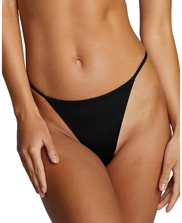 NEGATIVE Glace String Thong - Black